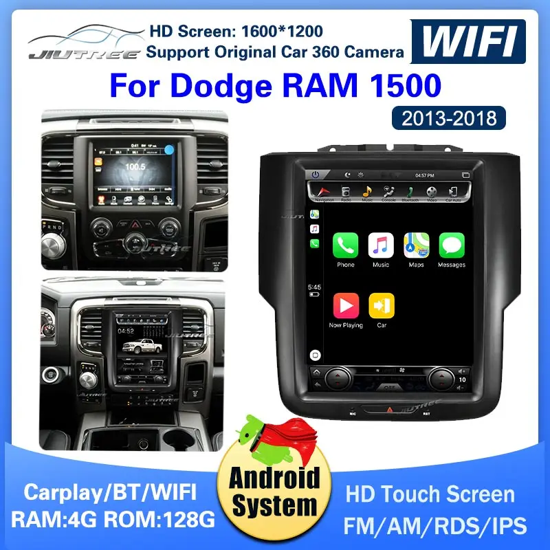 Android Car Radio With Touch Screen For Dodge Ram 1500 3500 2013 2014 ...