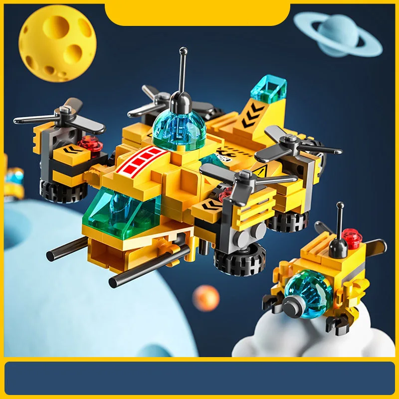 6-In-1-Mini-Building-Blocks-Vehicle-Shapes-Bricks-Assembled-Block ...