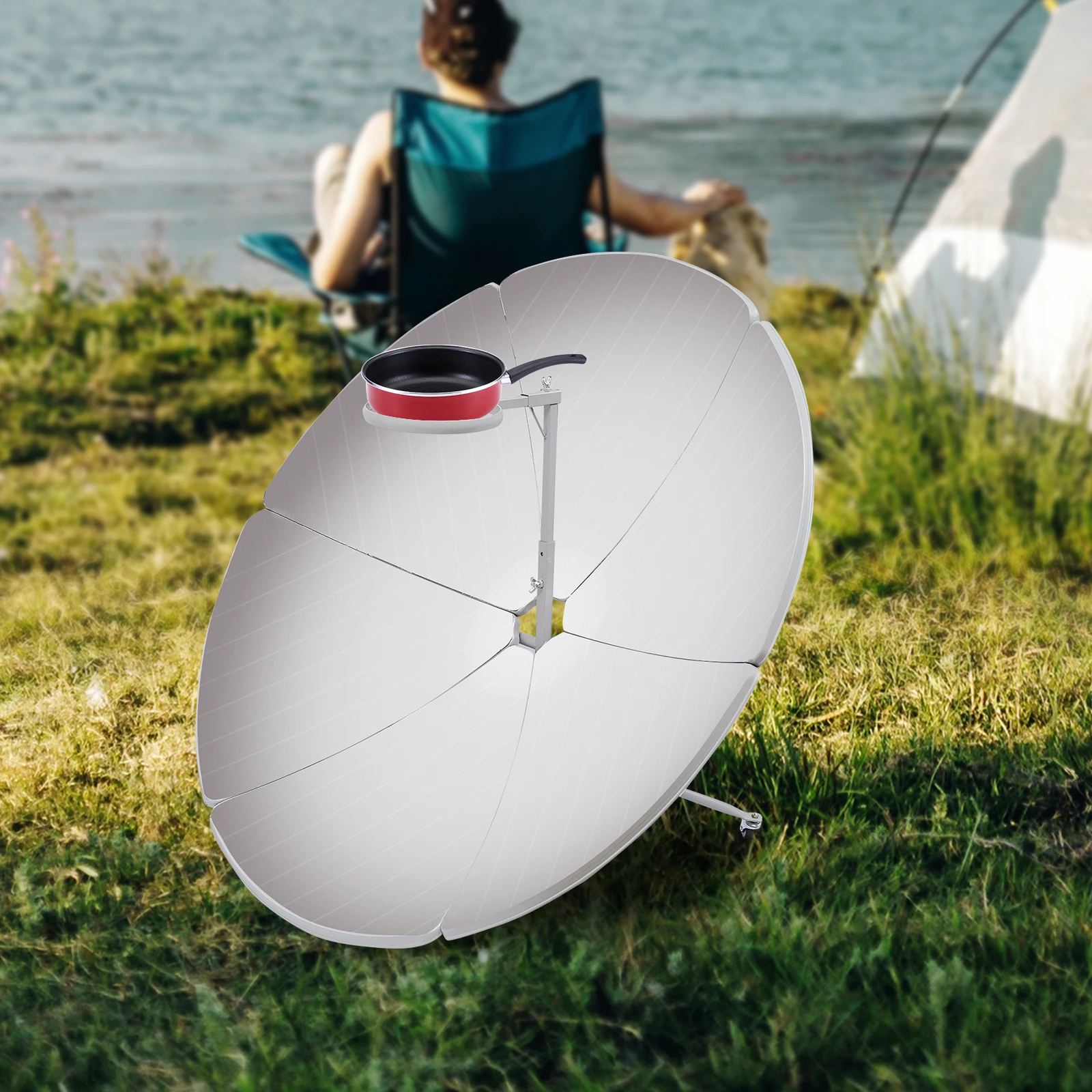 Solar Cooker Stoves Portable Camping Outdoor Sun Oven Concentrating ...