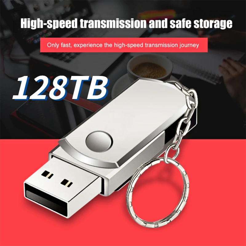 Metal-USB-3-0-Pendrive-128TB-High-Speed-16TB-Silver-Waterproof-Cle-USB ...
