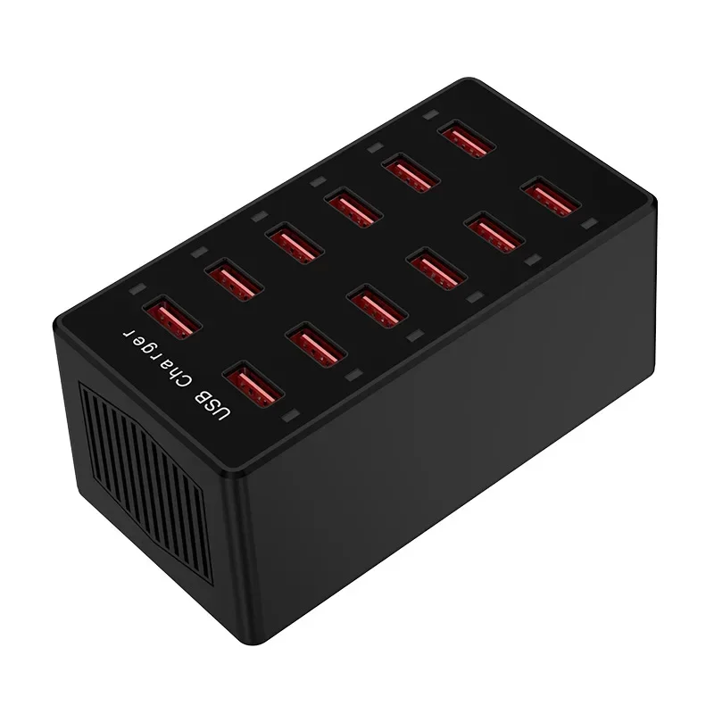 12-Ports-Charger-Desk-Charging-Station-Desktop-USB-Charging-Hub-USB ...