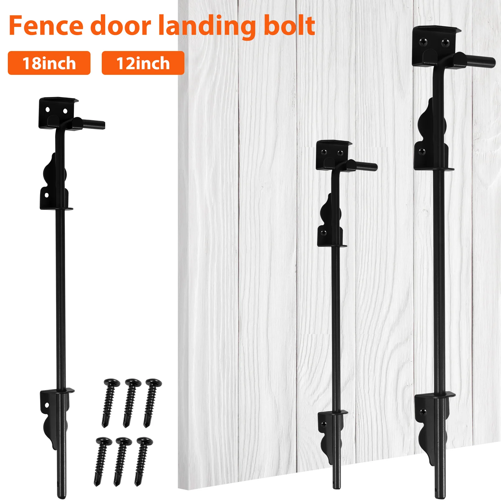 Heavy-Duty-Gate-Latches-Portable-Cane-Bolt-Steel-Door-Latch-Bolt-Lock ...