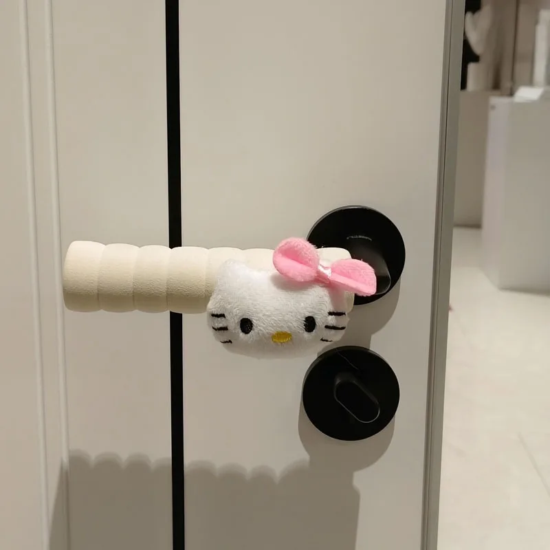 Sanrio-Hello-Kitty-door-handle-protective-cover-spiral-anti-static ...