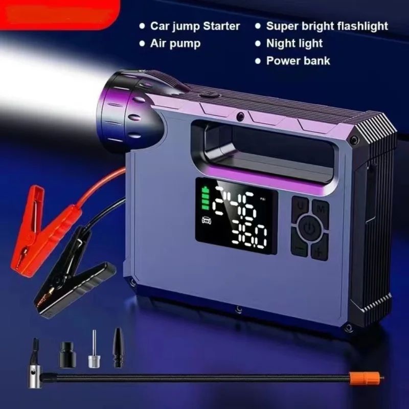 2000A-Car-Jump-Starter-with-air-Compressor-Portable-Flashlight-Starting ...