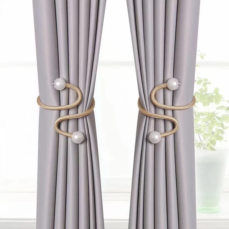 New-Pearl-Twister-Binding-Rope-Curtain-Holder-Curtain-Accessories ...