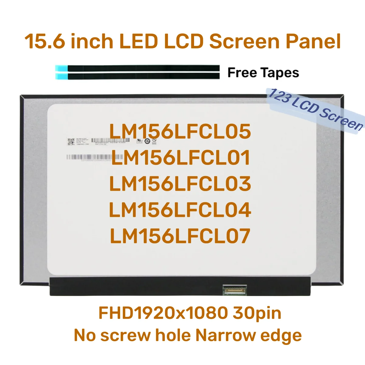 15-6-inch-LED-LCD-Screen-Panel-LM156LFCL03-LM156LFCL01-04-07-LM156LFCL ...