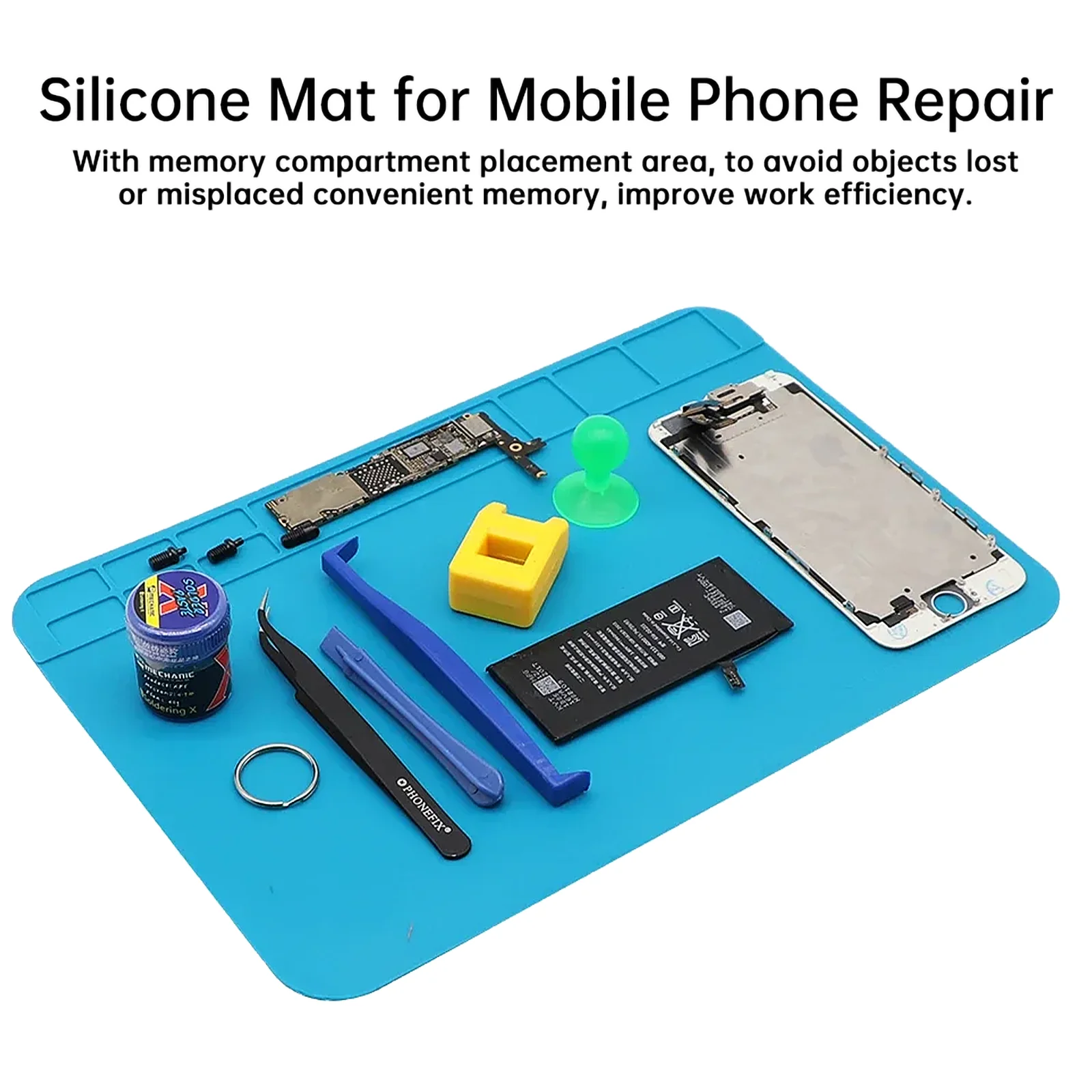 Anti-static ESD Soldering Silicone Mat Insulation Repair Pad Heat ...