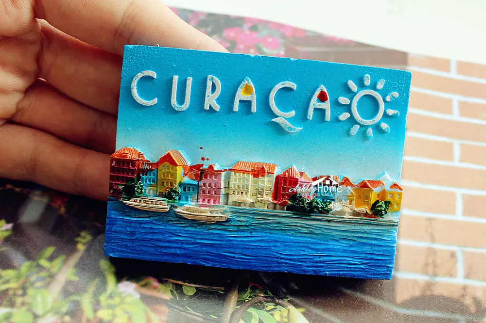 Curacao Island, Netherlands Antilles Tourist Travel Souvenir 3d Resin ...