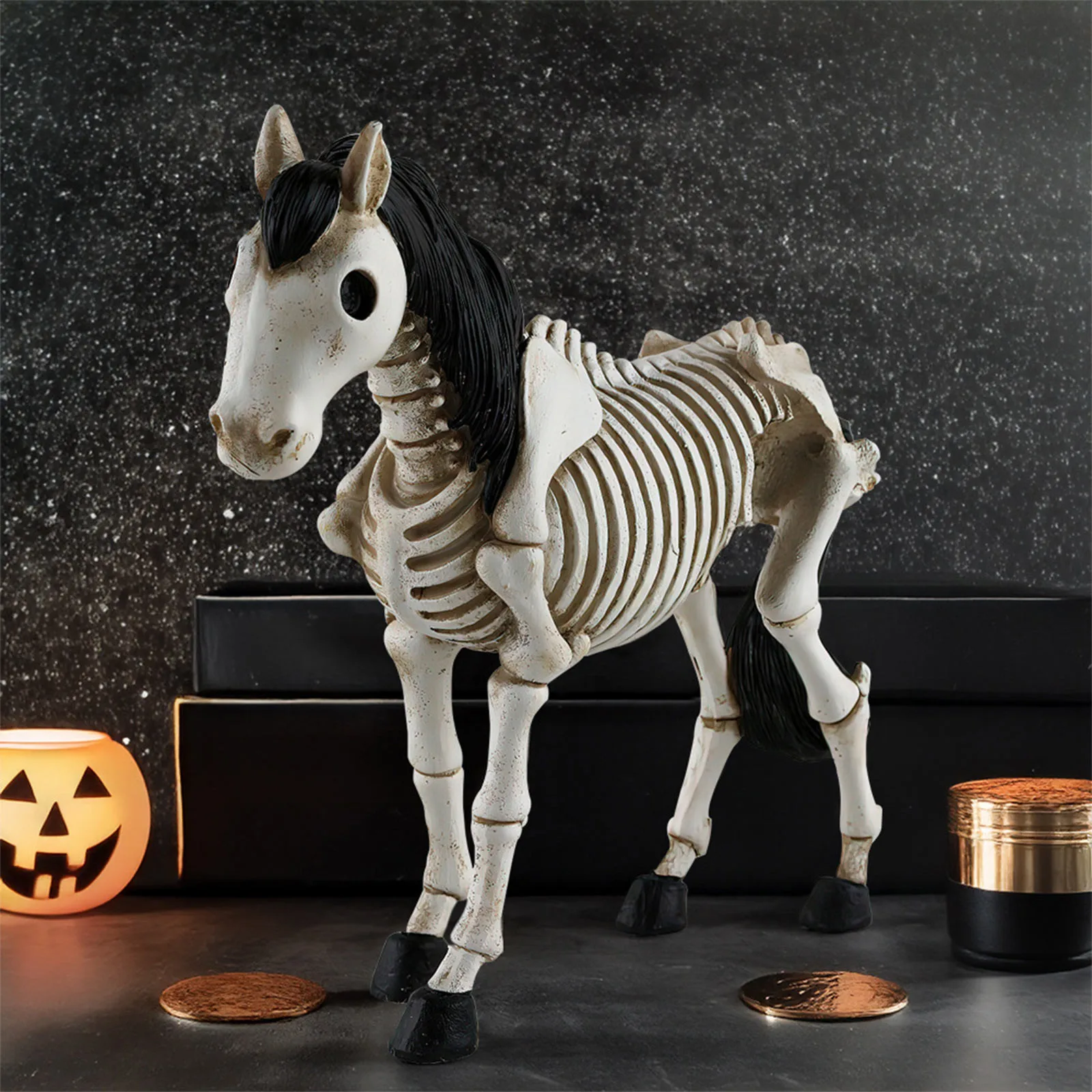 Halloween-Animal-Skeleton-Bones-Horror-Cat-Horse-Gecko-Frog-Ornaments ...