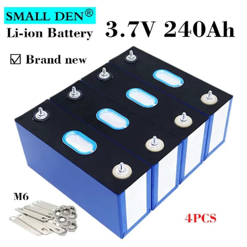 4PCS-New-3-7V-240Ah-Lithium-rechargeable-battery-3C-High-Power-large ...