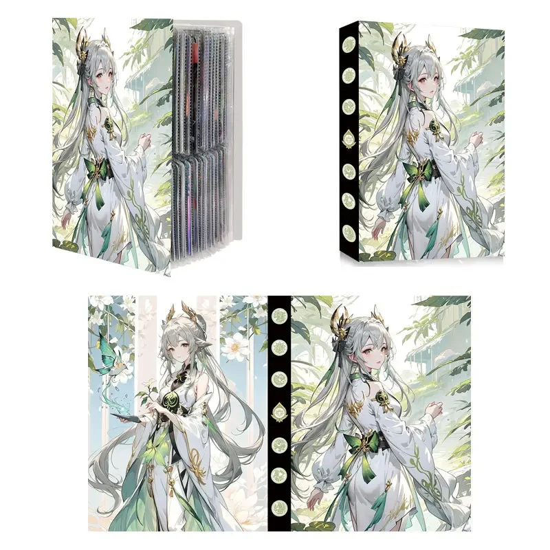 Genshin Impact 240 Pcs Cards Album Binder Book Map Letter Holder Binder ...