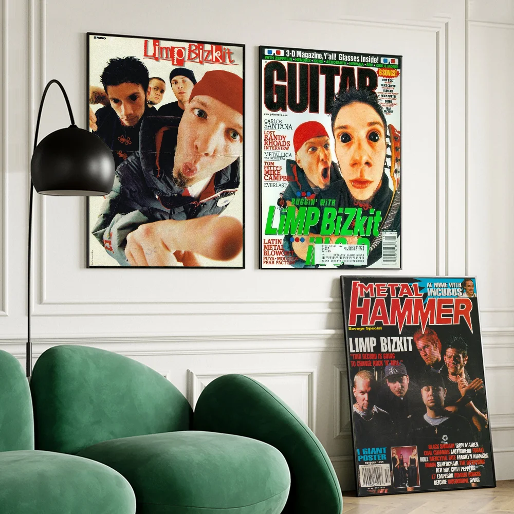 Limp-Bizkit-DIY-Sticky-Poster-Whitepaper-Prints-Posters-Artwork-Vintage ...