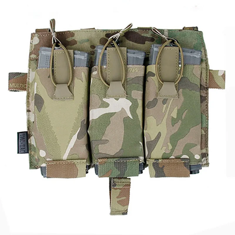 TMC Tactical Molle M4 TRIPLE MAG Pouch Multicam Triple Magazine Bag for ...