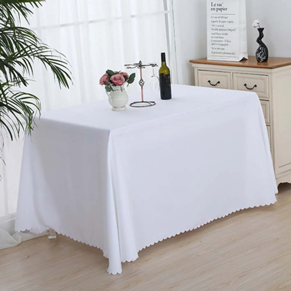 Table-Cloth-Solid-Color-Rectangular-Tablecloths-Wedding-Elegant ...