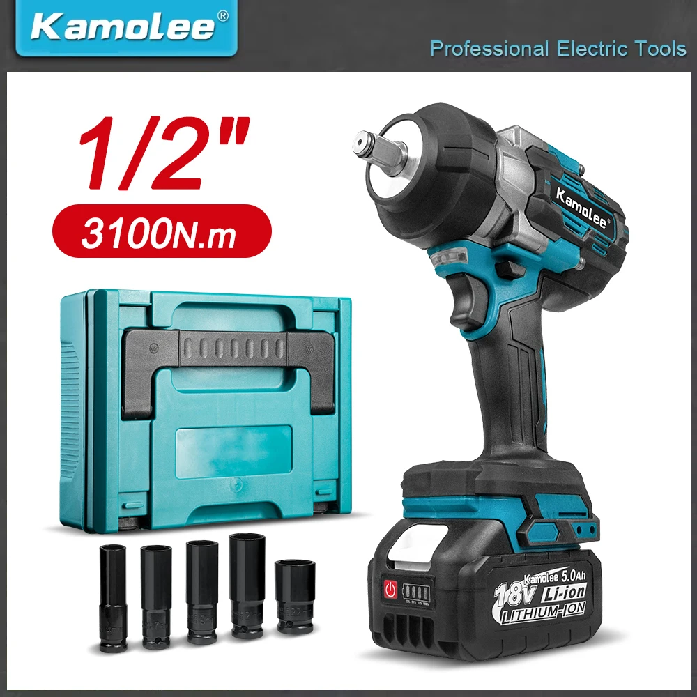 Kamolee-3100N-m-High-Torque-Brushless-Electric-Impact-Wrench-1-2-Inch ...