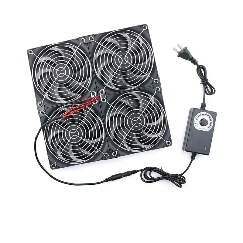 12CM-large-airflow-pet-kennel-cooling-fan-farm-speed-control-exhaust ...