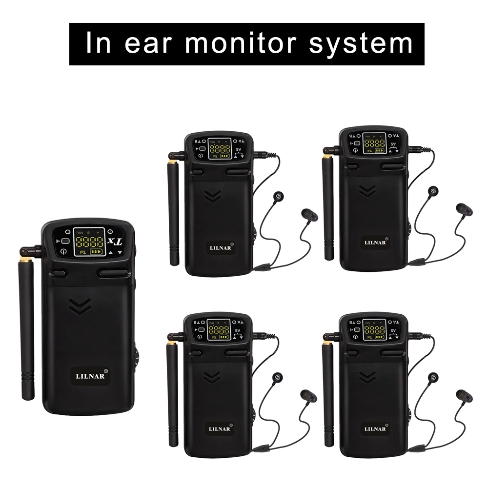 Wireless Stage Return Stereo Audio In Ear Monitor System Uhf ...