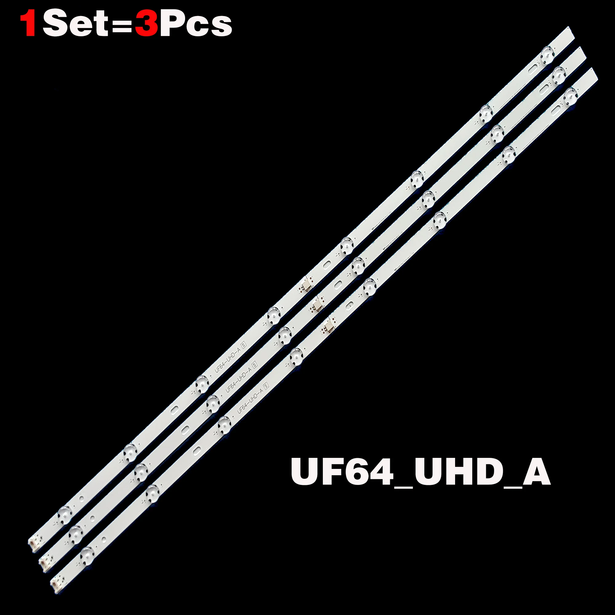 New-Kit-3-PCS-8LED-850mm-LED-backlight-strip-for-LG-43UH6030-43UF640 ...