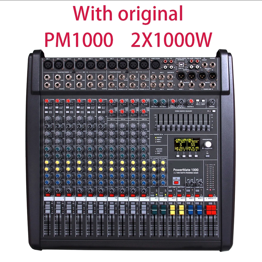 Pm1000-profession-eller-Audio-mischer-mit-kompaktem-Mischsystem-Effekt ...