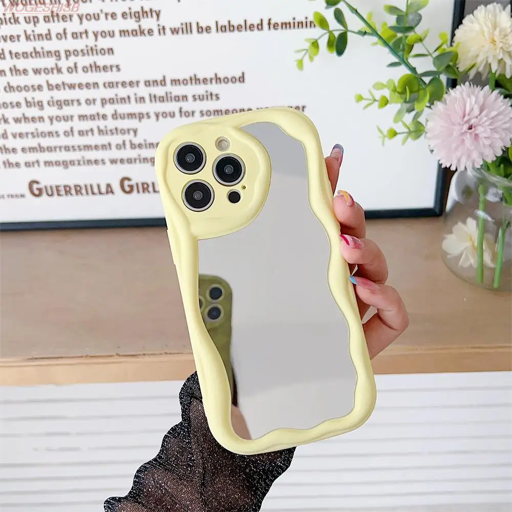 Funda-de-tel-fono-INS-Curly-Wave-Edge-Cream-Para-Samsung-Galaxy-F34-F51 ...