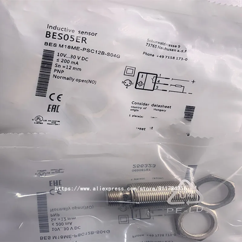 3Pcs-New-High-Quality-Balluff-Proximity-Switch-BES05ER-BES-M18ME-PSC12B ...