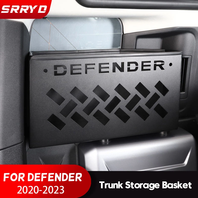 For Land Rover Defender 110 2020-22 Aluminium Alloy Car Trunk Storage ...