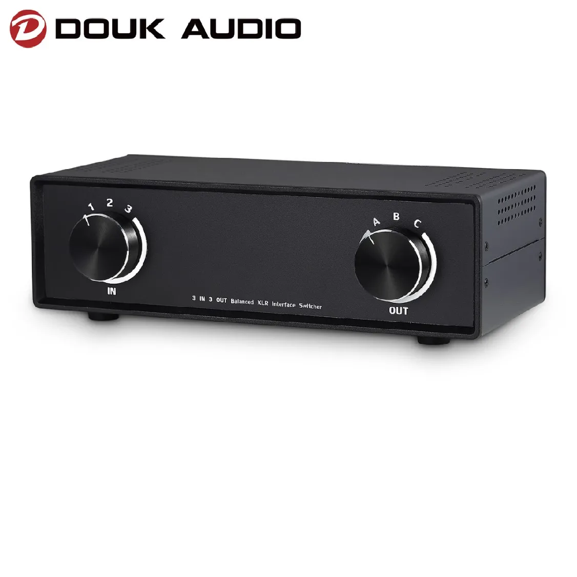 Douk Audio 3-IN-3-OUT Stereo XLR Balanced Audio Switcher Box Manual ...
