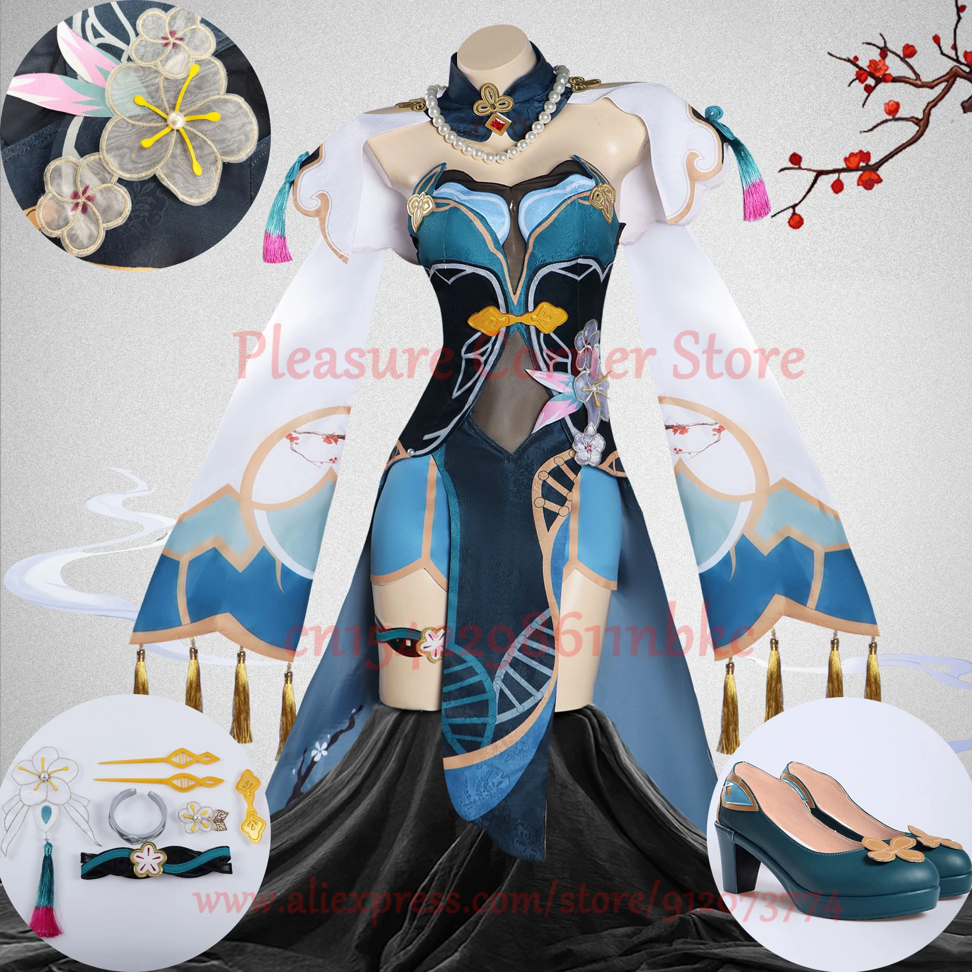 Honkai-Star-Rail-Ruan-Mei-Cosplay-Costume-Full-Set-RuanMei-Cosplay ...