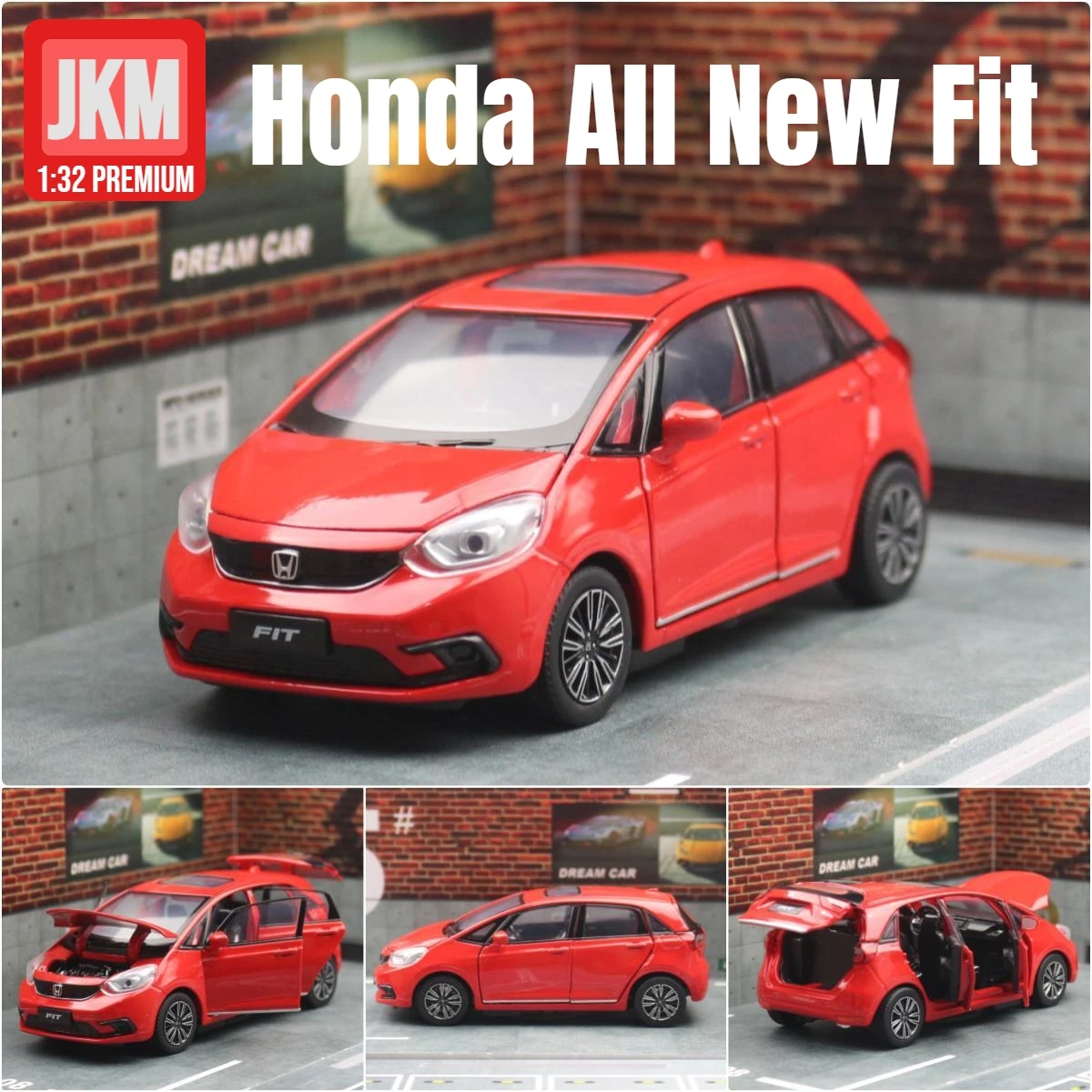 Honda Jazz Diecast Model Car Honda Jazz Fit Scale Model Scale Model Car Honda Jazz Railed motor cars bicycles Aliexpress