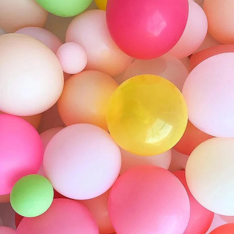 5-36inch-Matte-Balloon-White-Pink-Wedding-Baloons-Round-Gender-Reveal ...