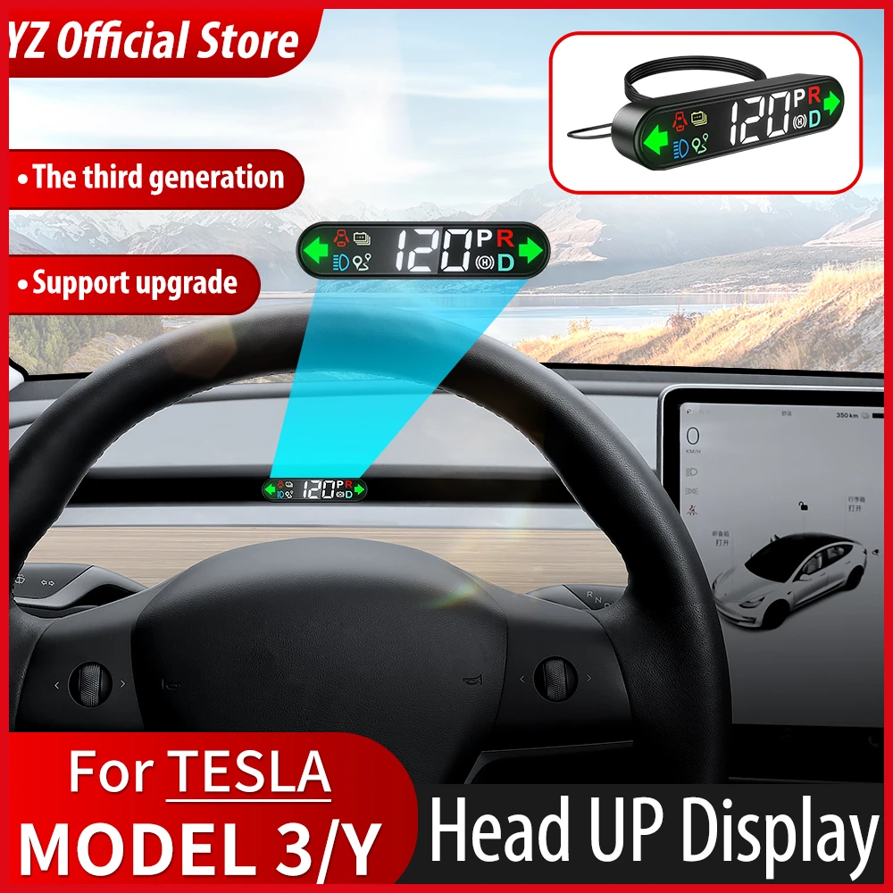Support Upgrade The Third Generation Head Up Display For Tesla Model 3 ...