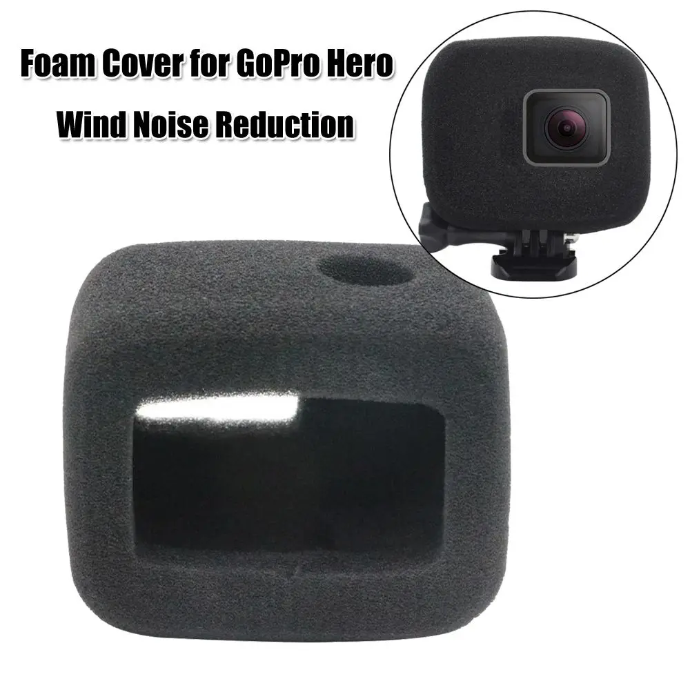 Windshield-Noise-Reduction-Camera-Sponge-Foam-Case-Cover-For-GoPro-Hero ...