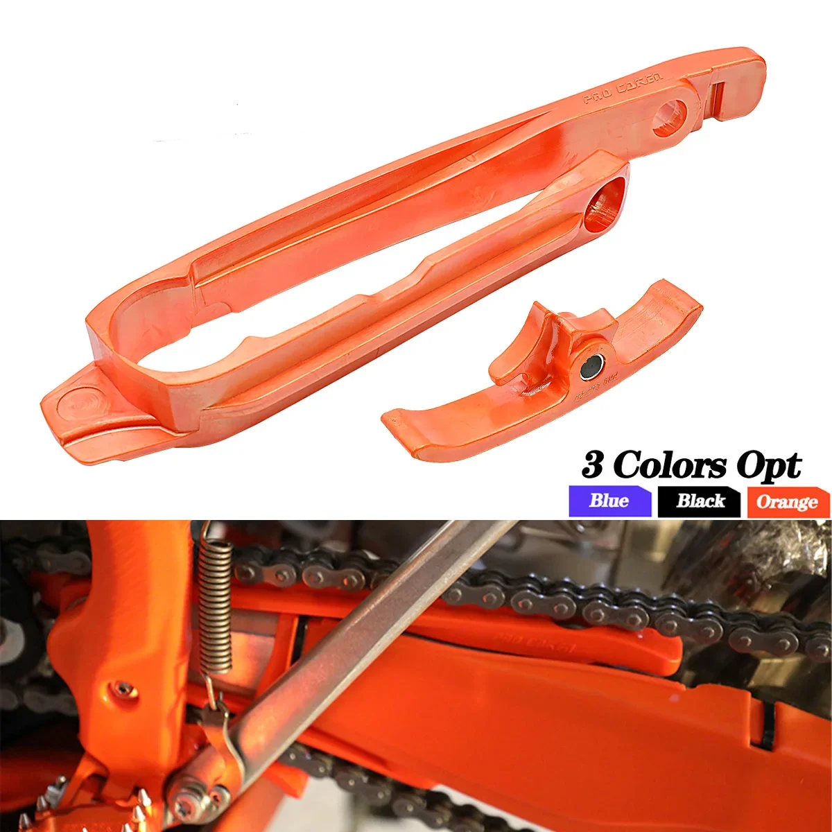Motorcycle-Chain-Slider-Sliding-Swingarm-Guide-For-KTM-EXC-EXC-F-SX-SX ...