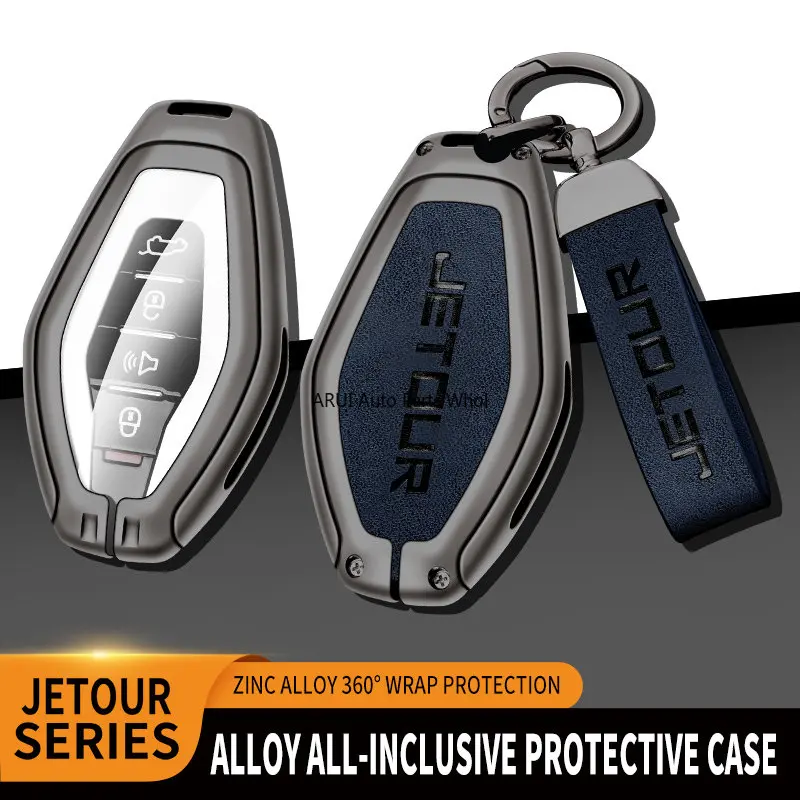 Funda protectora para llave de aleación de Zinc, accesorio para llavero ...