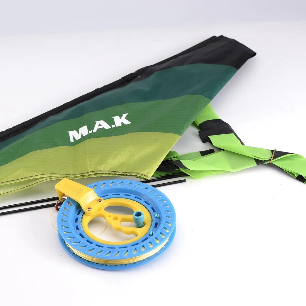 MAK-Triangle-Kite-Long-Tail-Polyester-Outdoor-Kites-Flying-Toys-For ...