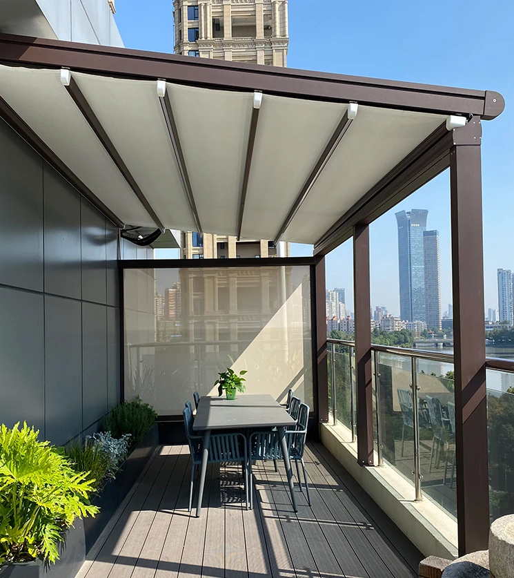 Outdoor-folding-canopy-electric-rainproof-day-telescopic-awning-sun ...