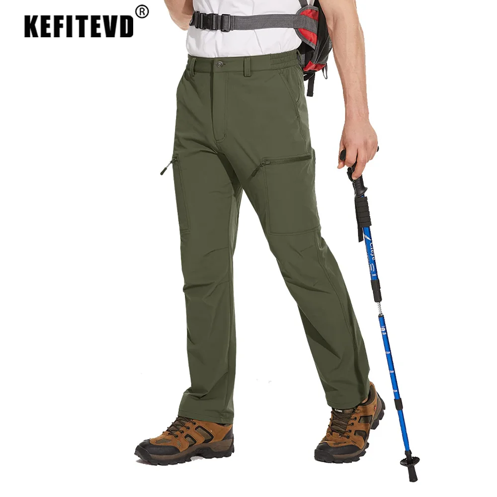 KEFITEVD-Waterproof-Hiking-Pants-Men-Lightweight-Quick-Dry-Trekking ...