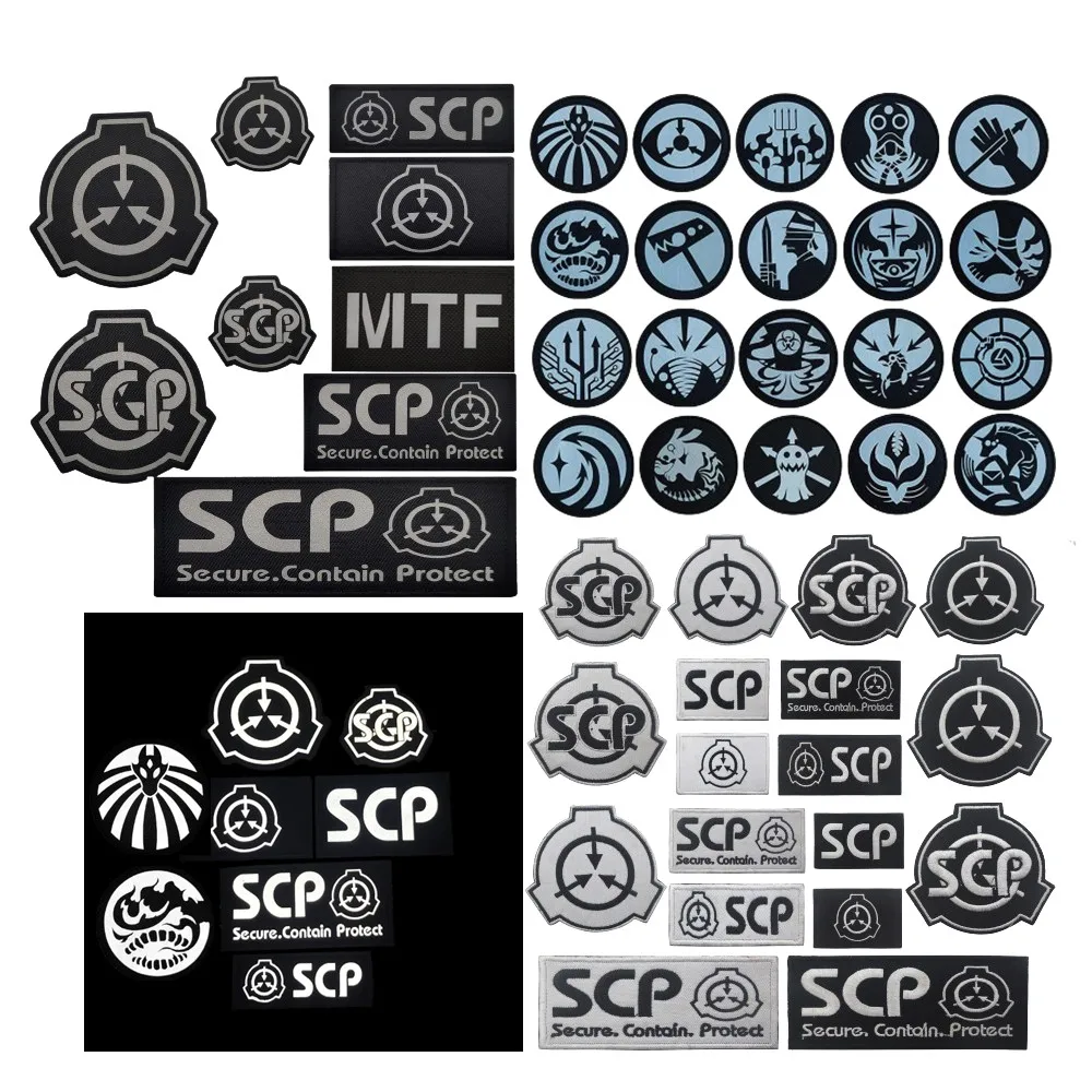 SCP-Embroidered-Reflective-Emblem-Patch-Supernatural-Lovers-Tactical ...