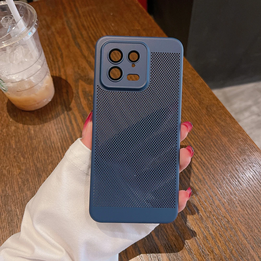 Breathable-Mesh-Hard-Plastic-Phone-Case-For-Xiaomi-Mi-14-13T-13-Lite ...