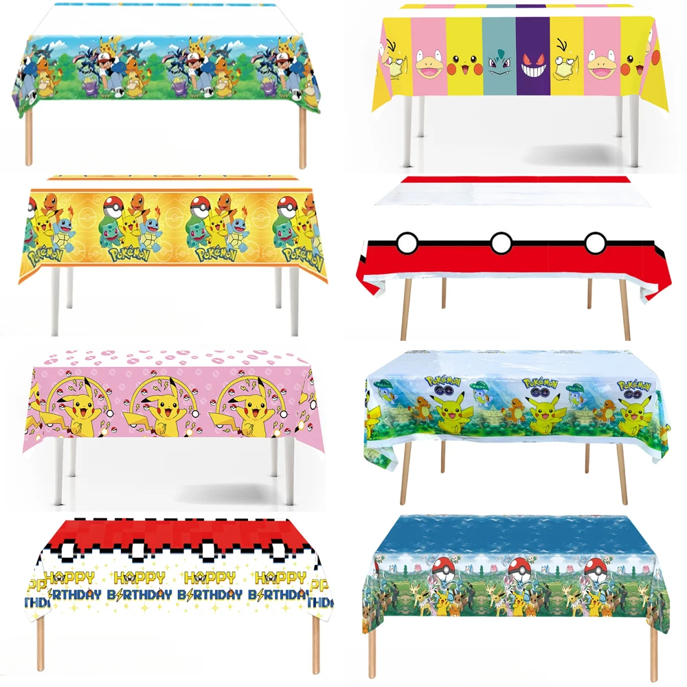 Pokemon-Tablecloth-Theme-Birthday-Party-Decor-Pikachu-Disposable-Table ...