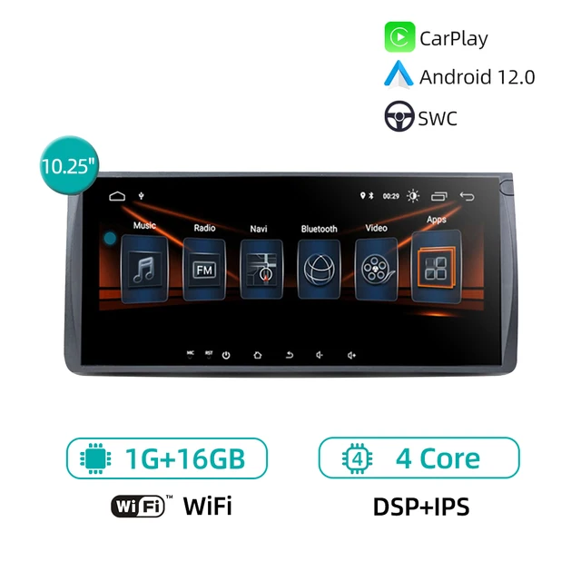 Car Multimedia 10.25 Inch Carplay Android 12.0 4g Lte Wifi Gps ...