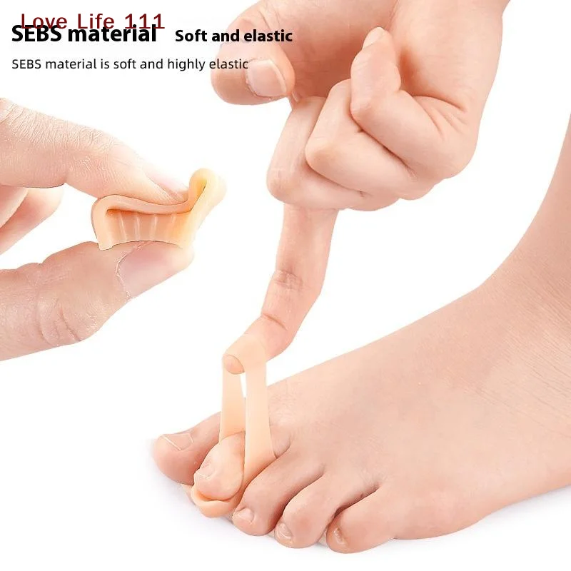 1 Pair Reusable Toe Separator Thumb Corrector Bunion Little Toe ...