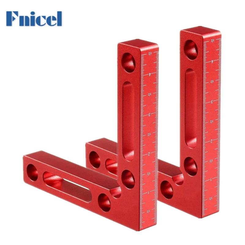 2pc 90 Degree Positioning Square Right Angle Clamp Aluminum L Block W ...