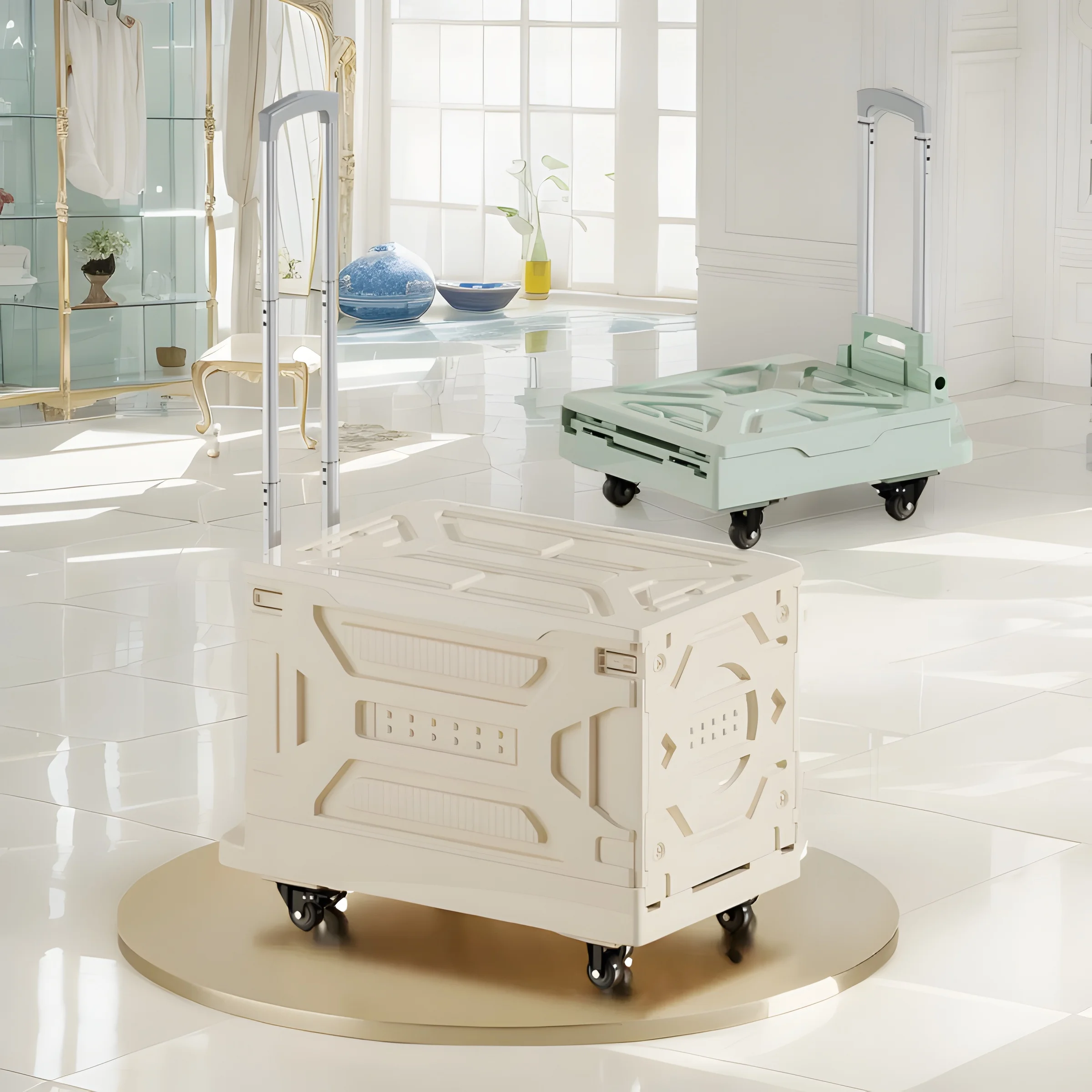 Outdoor-Camping-Cart-Foldable-Picnic-Camping-Outgoing-Trolley-Home ...