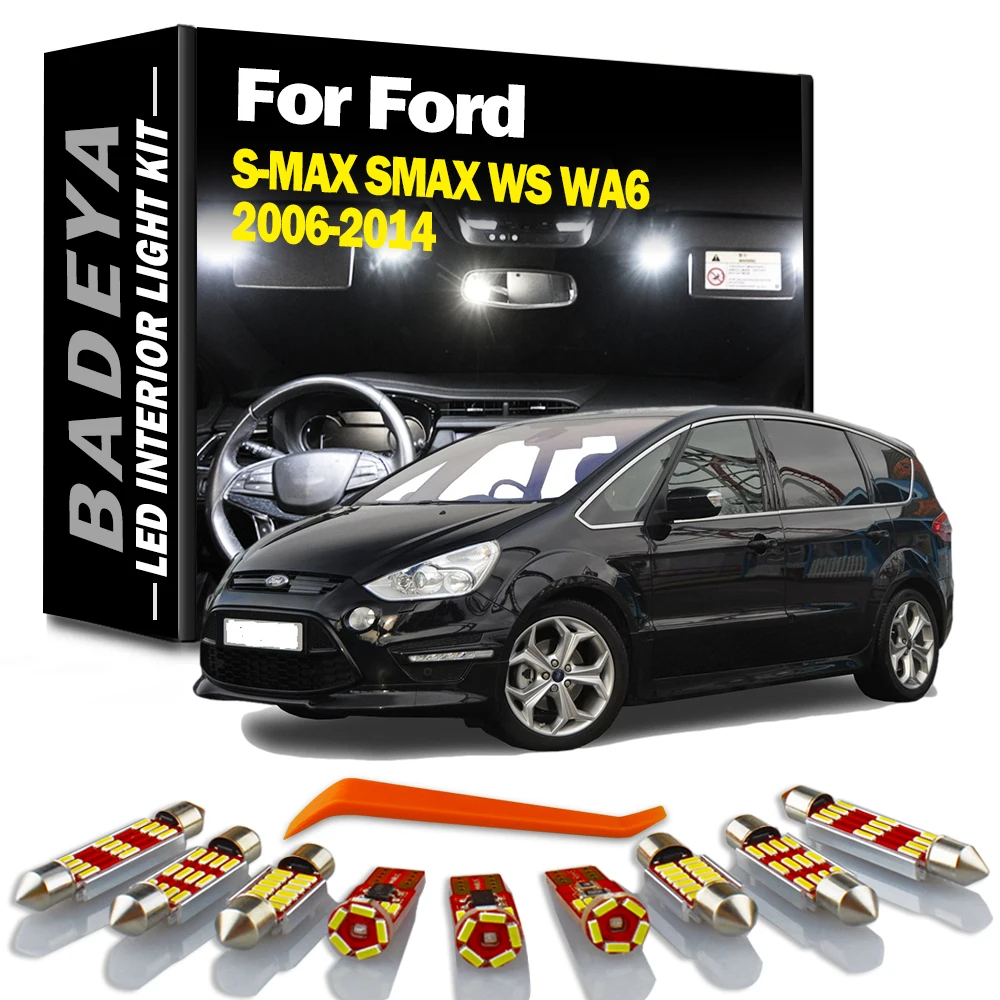 BADEYA-LED-Interior-Map-Dome-Light-Kit-For-Ford-S-MAX-SMAX-WS-WA6-2006 ...