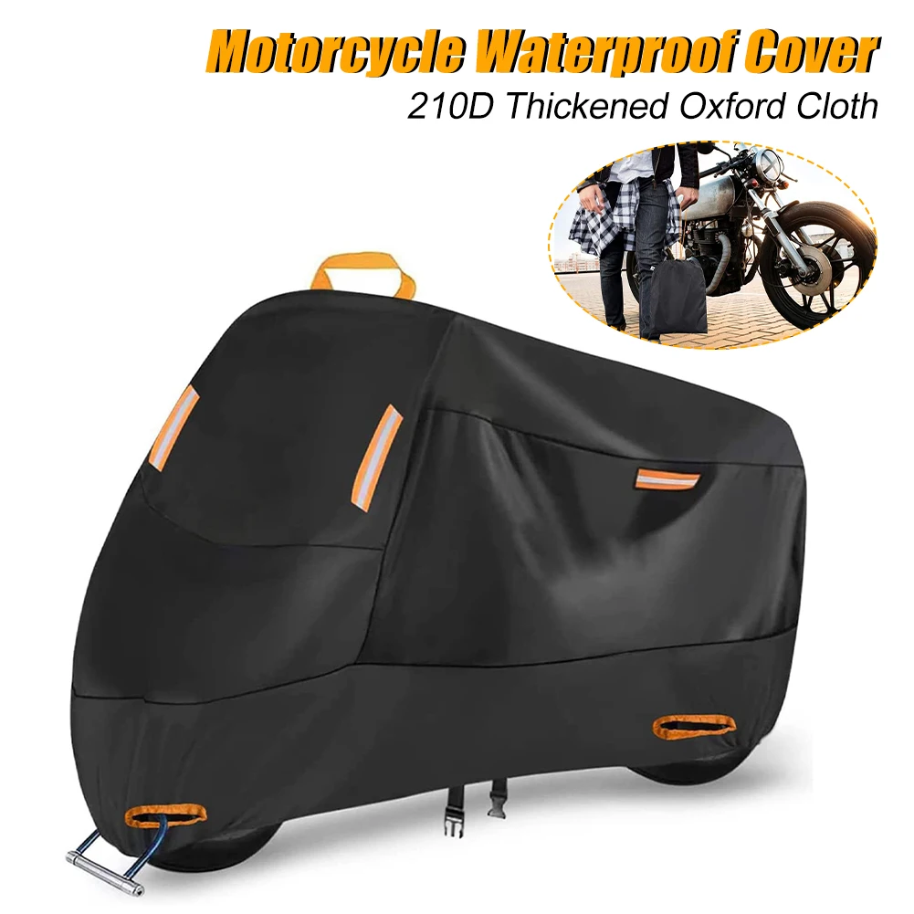 Thick-Oxford-Motorcycle-Waterproof-Cover-Universal-Outdoor-Protection ...