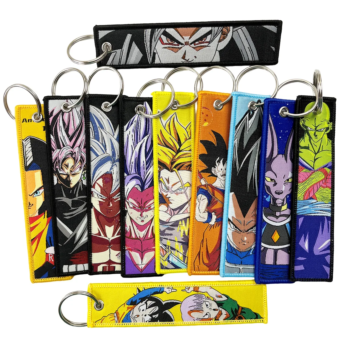 100-Design-Anime-Cool-Embroidery-Jet-Tag-Key-Pendant-Key-Tag-Keychain ...