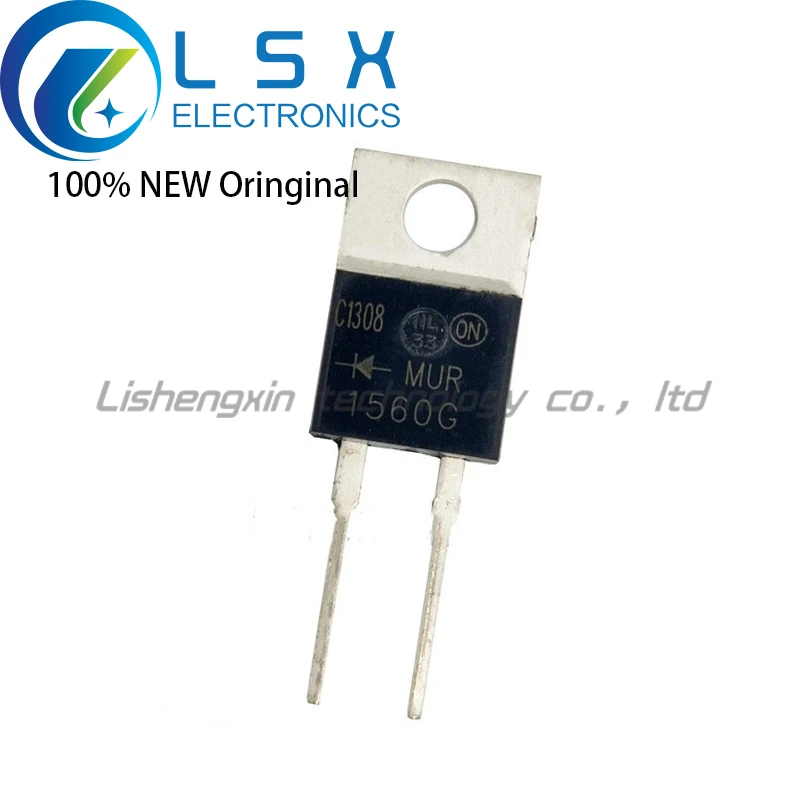 10pcs/Lot MUR1560G TO 220 MUR1560 U1560 1560G Quick Recovery Diode TO220 Original On Stock ...