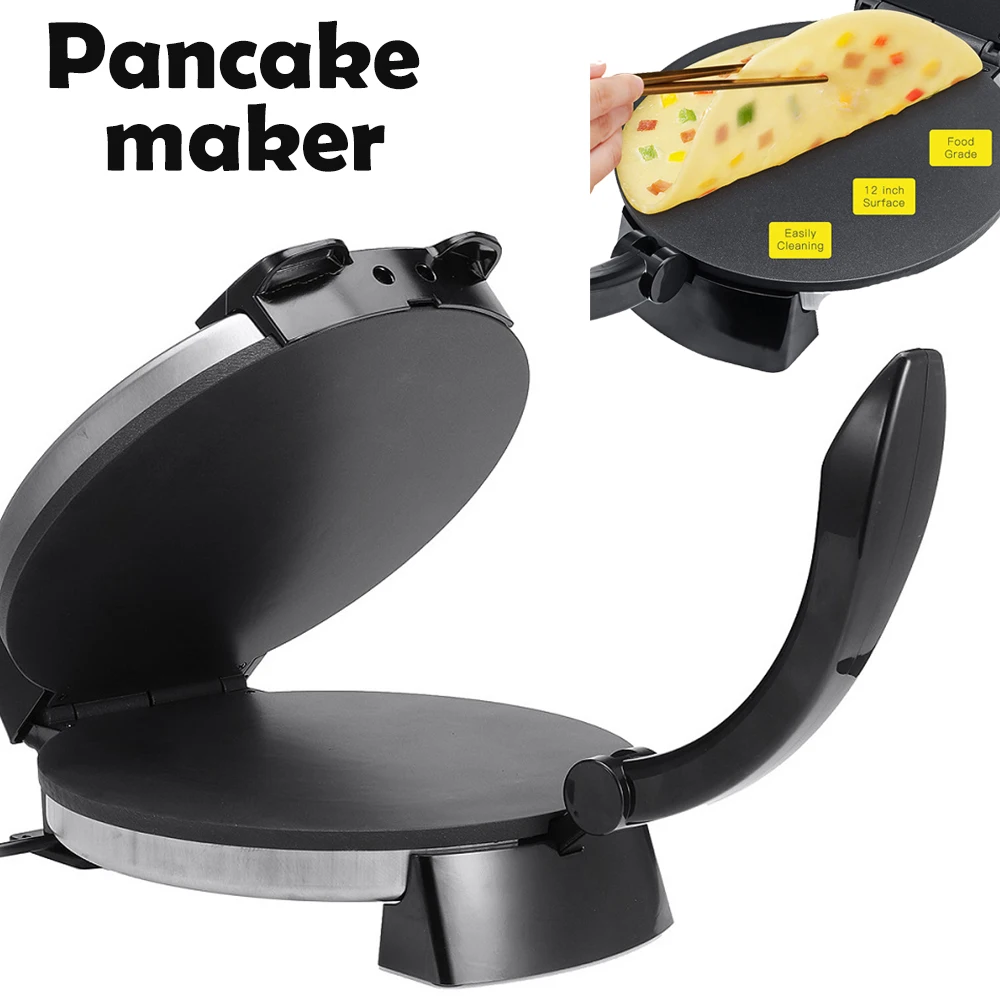 12-Electric-Griddle-Crepe-Maker-220V-Non-Stick-Surface-Pancake-Maker ...
