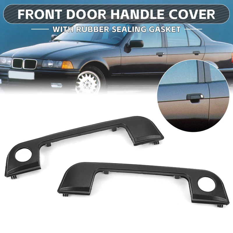 Exterior-Door-Handle-Kit-Covers-With-Rubber-Seals-Gasket-For-BMW-3-5-7 ...